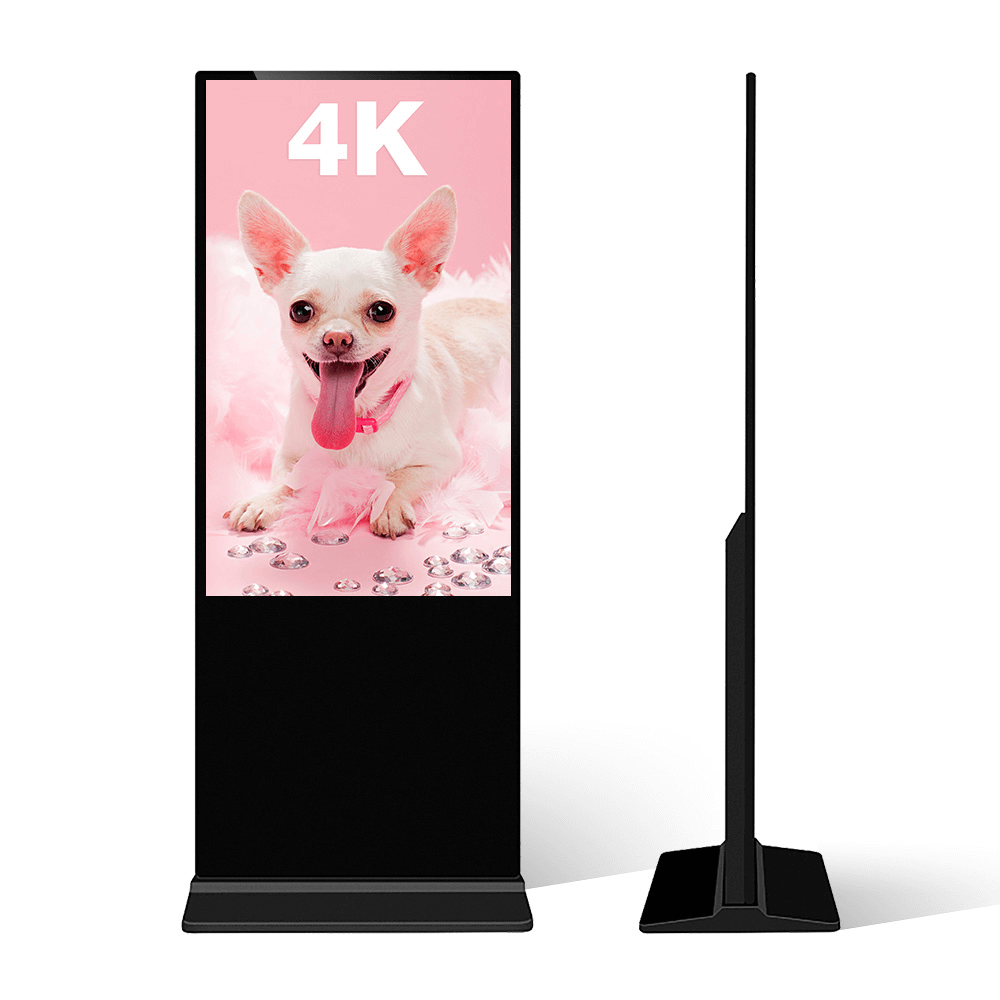 Super slim bezel floor standing LCD display - Maverik Technologies