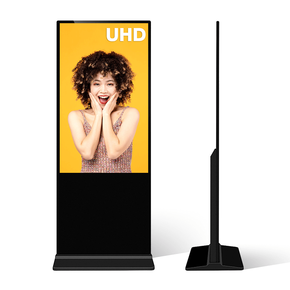Super slim bezel floor standing LCD display - Maverik Technologies